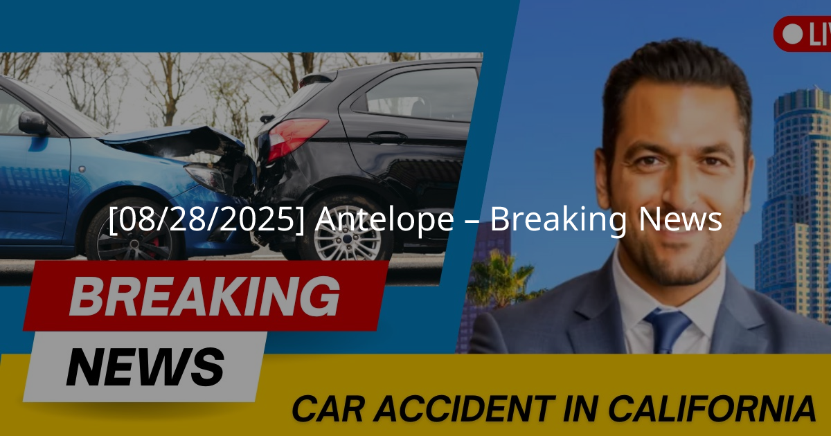 Traffic Collision on Interstate 80 E / Antelope Platform Scales Off ...