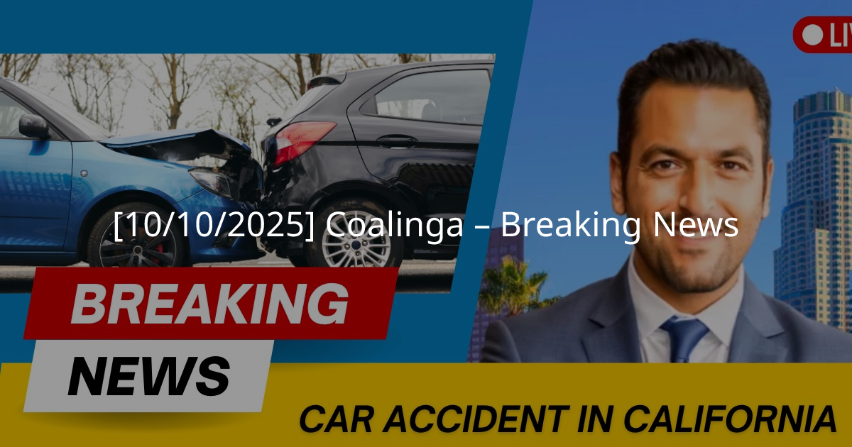 Traffic Collision on Interstate 5 N / Coalinga - Avenal Safety Rest ...